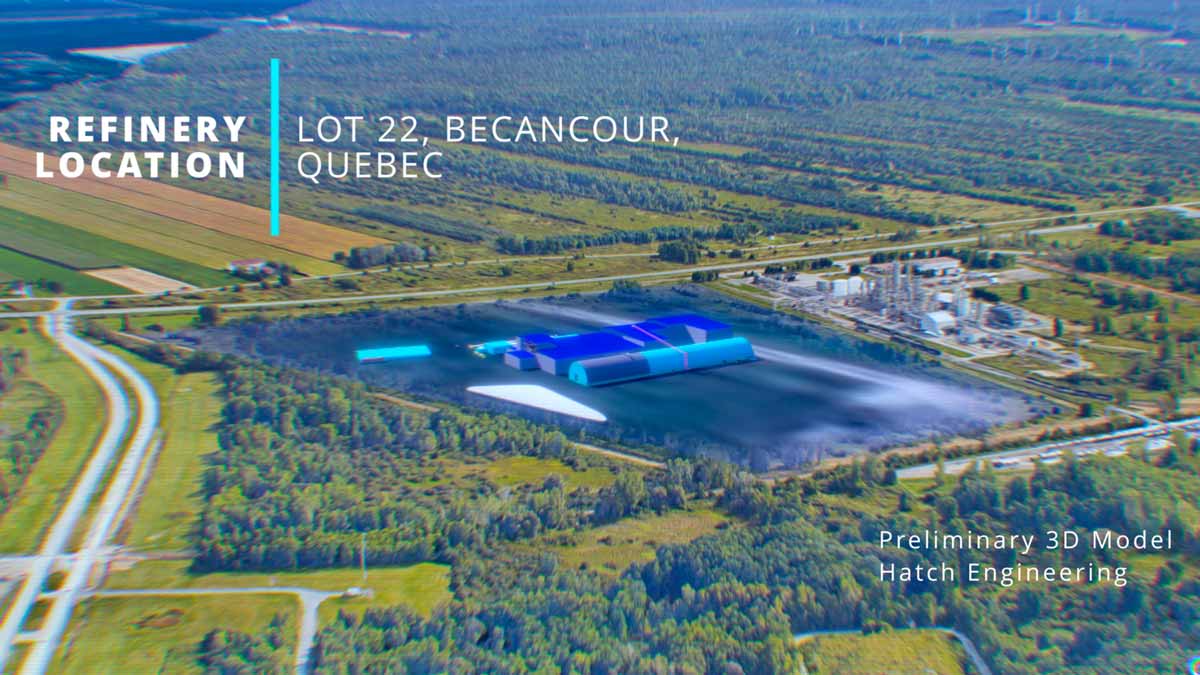 Projects | Becancour Prefeasibility Study - Lithium Universe | ASX: LU7